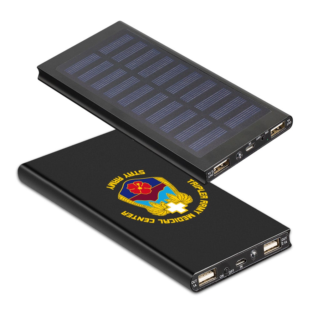Aluminum Solar Power Bank Charger | 8000 mAh | Eco Promotional Products